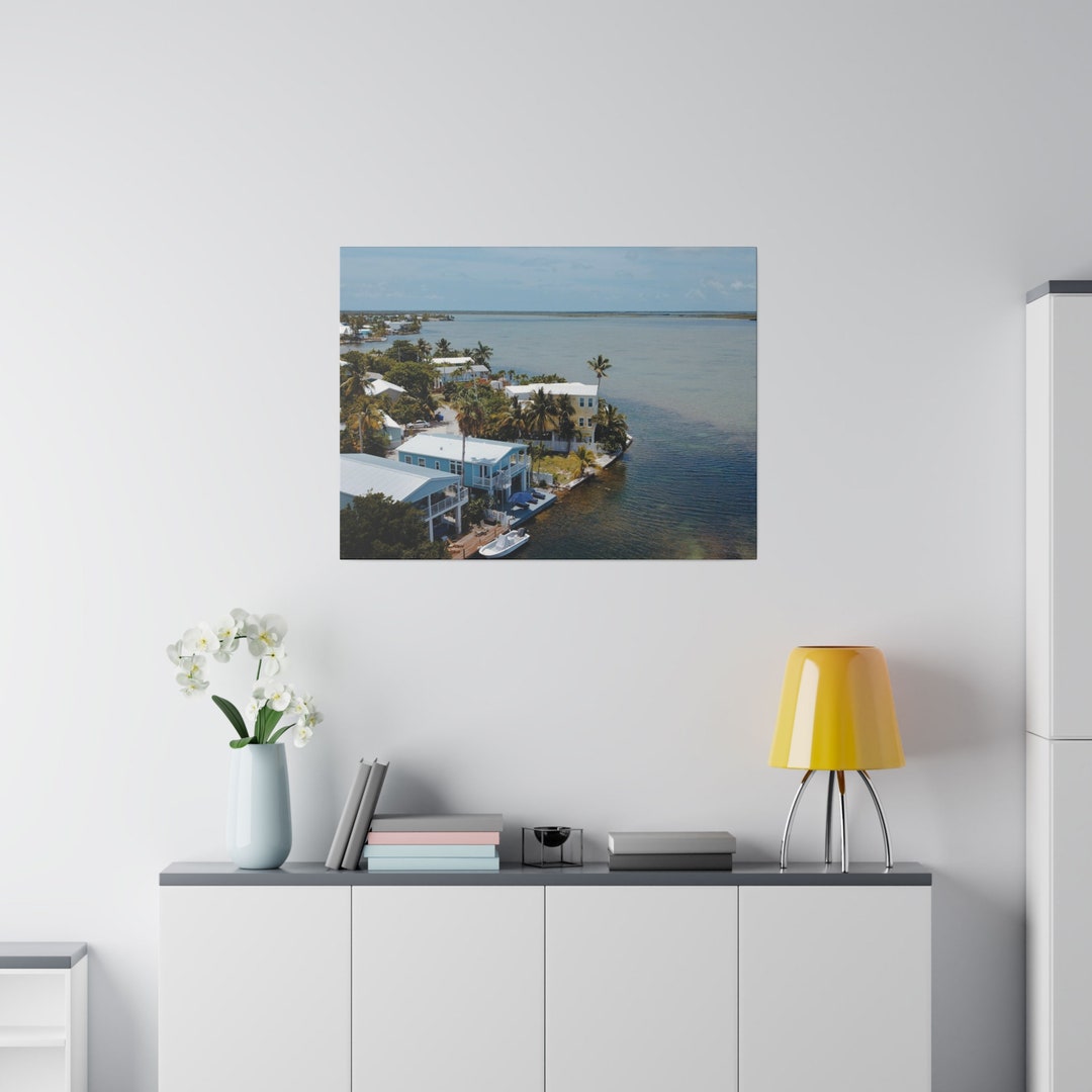 Florida Keys Living Room Wall Decor Canvas - Etsy