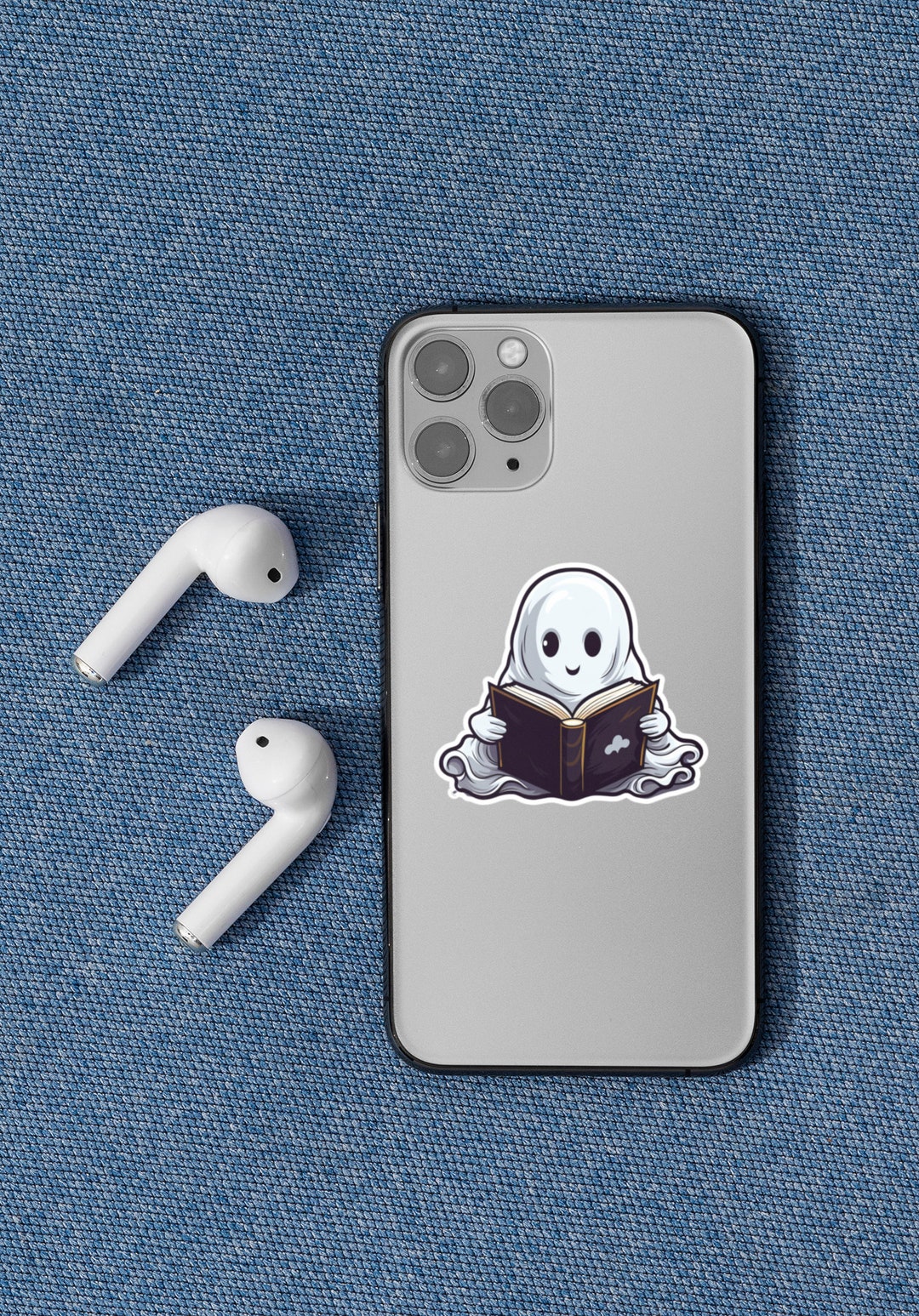 Ghost Die-cut Sticker | Ghost Sticker | Ghost Vinyl Sticker - Etsy