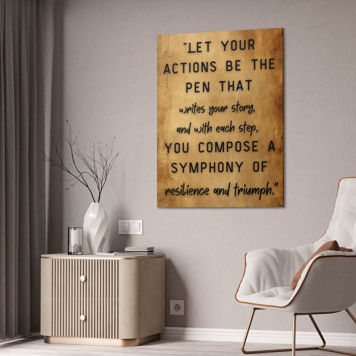 Motivational Canvas, Gift for Home, Canvas Gift, Motivational Quote ...