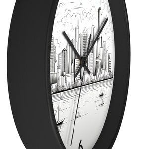 New York Wall Clock, Modern Wall Clock, Gift for Friends, Wall Clock ...