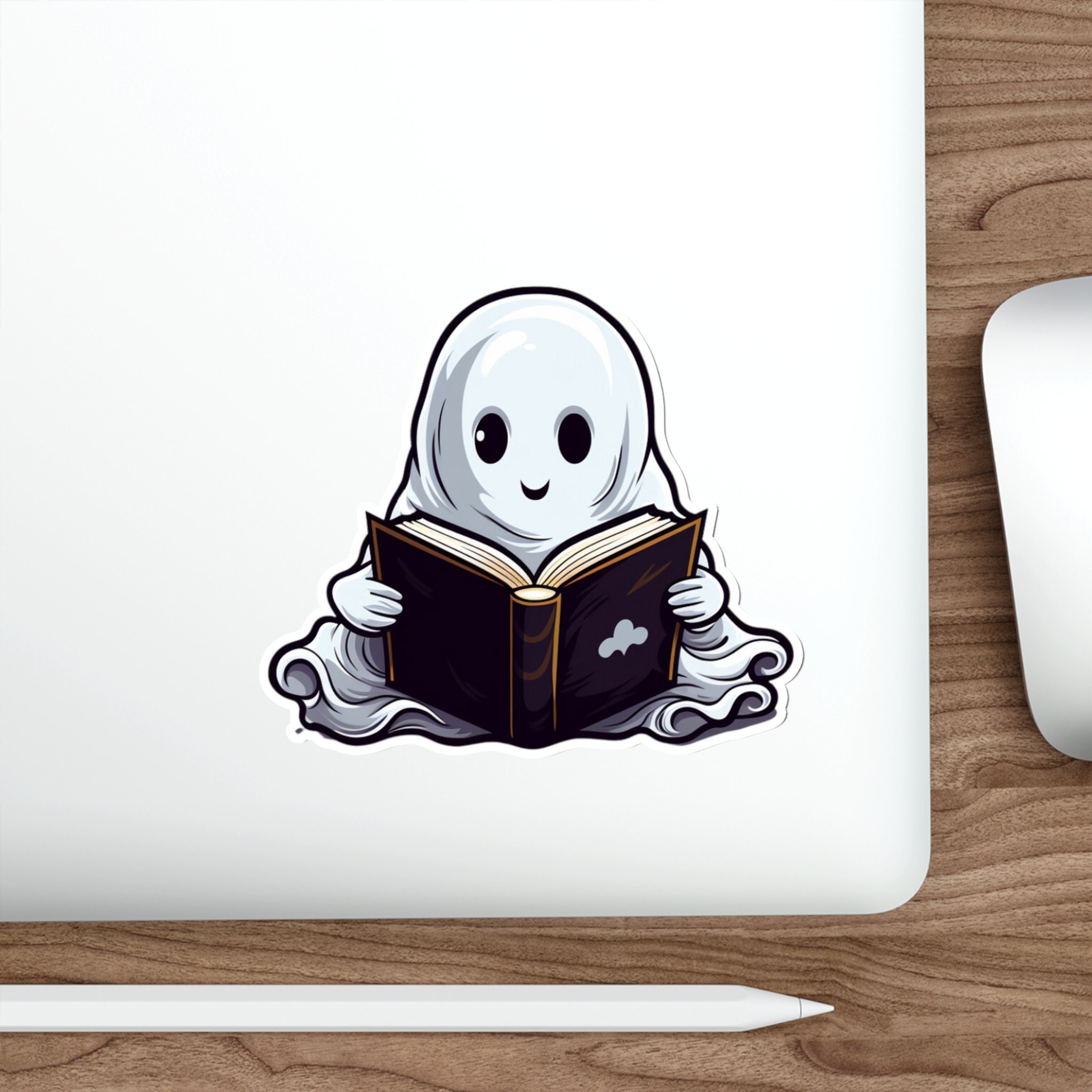 Ghost Die-cut Sticker | Ghost Sticker | Ghost Vinyl Sticker - Etsy