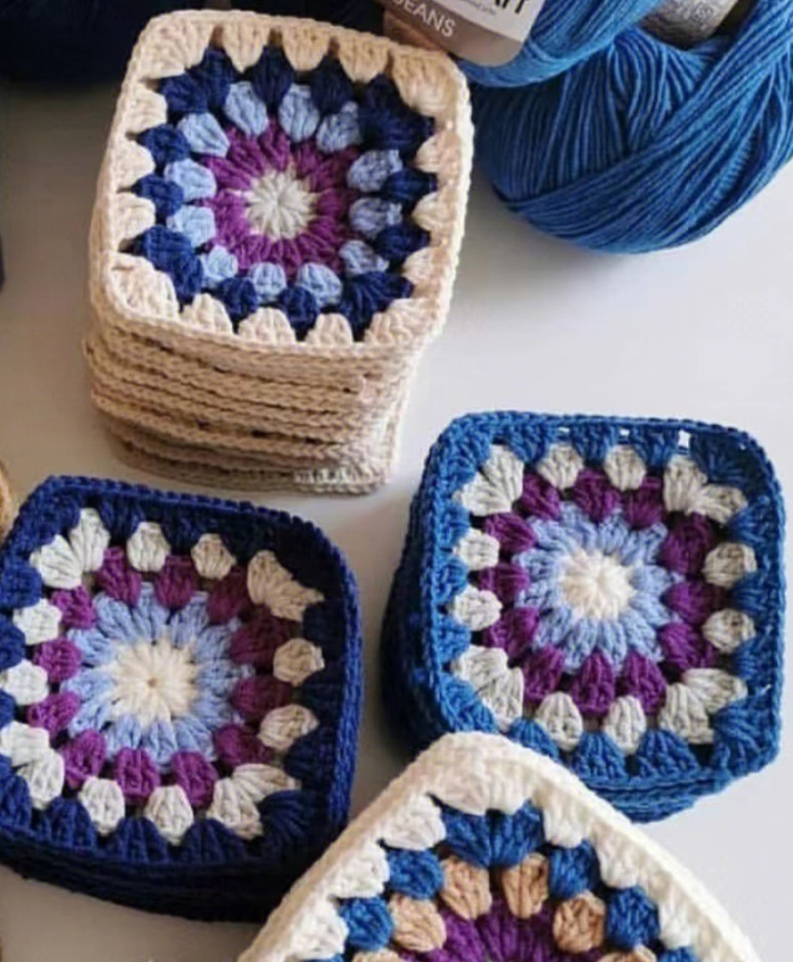 Classic Granny Square Crochet Pattern-amigurumi Crochet Pattern for Bag ...