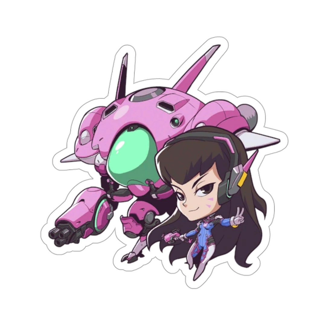 Overwatch 2 D.va Spray Kiss-cut Sticker Collection - Etsy