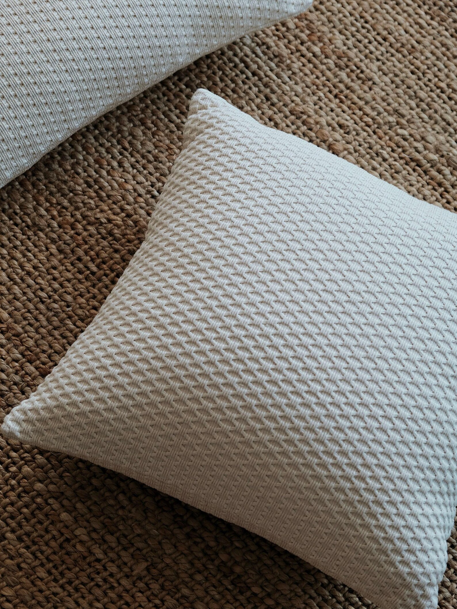 Rohn 100% Cotton Pillow, Minimalist Wabi-sabi Style Pillow, Thick ...
