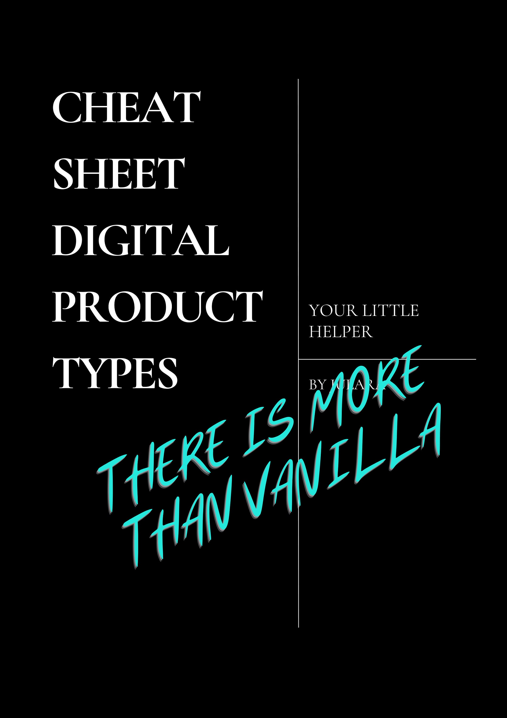 Cheat Sheet Digital Products, Types, Ideas, Digital Product Categories ...