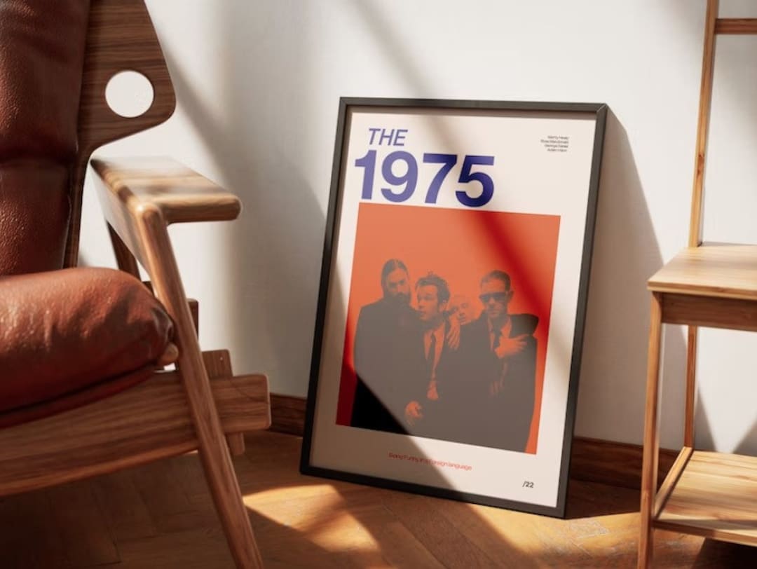 The 1975 Retro Newspaper Poster Gift Album Cover Poster - Etsy