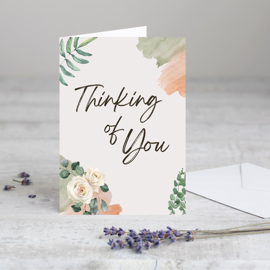 Thinking of You Card Thoughtful Card Caring Card Share the Love ...