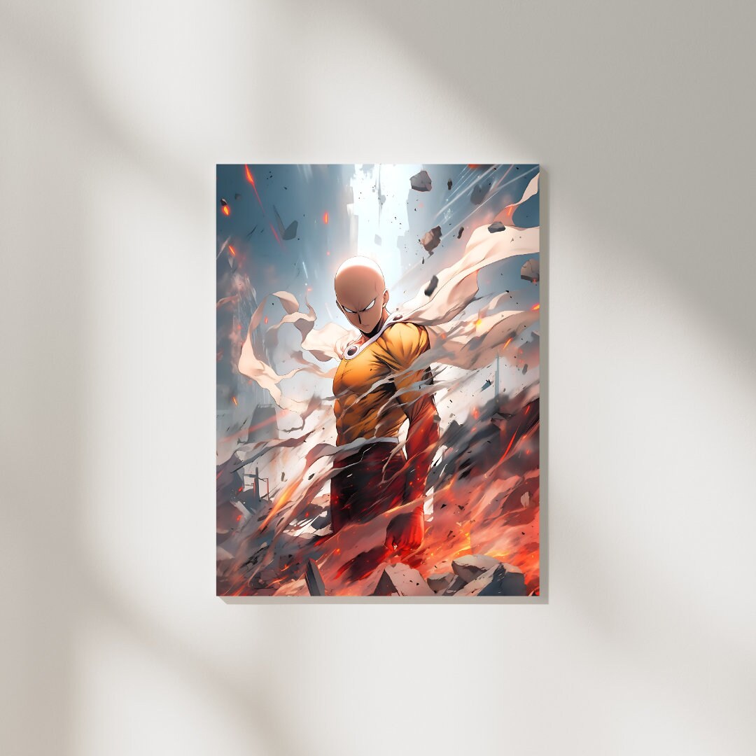 Anime Manga Poster, Minimalistic Anime Print, Wall Art Decor, Anime ...