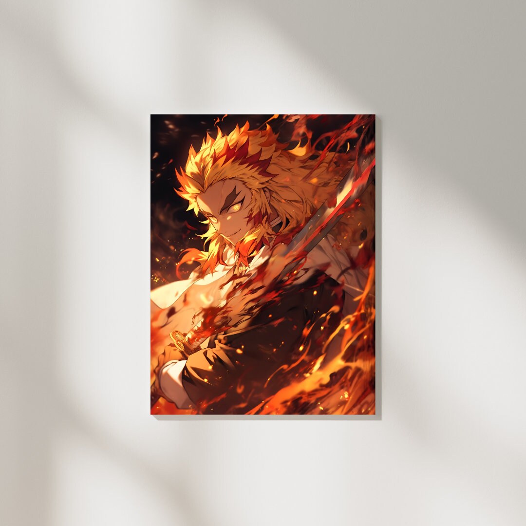 Anime Manga Poster, Minimalistic Anime Print, Wall Art Decor, Anime ...