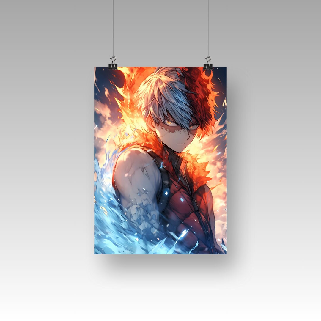 Anime Manga Poster, Minimalistic Anime Print, Wall Art Decor, Anime ...