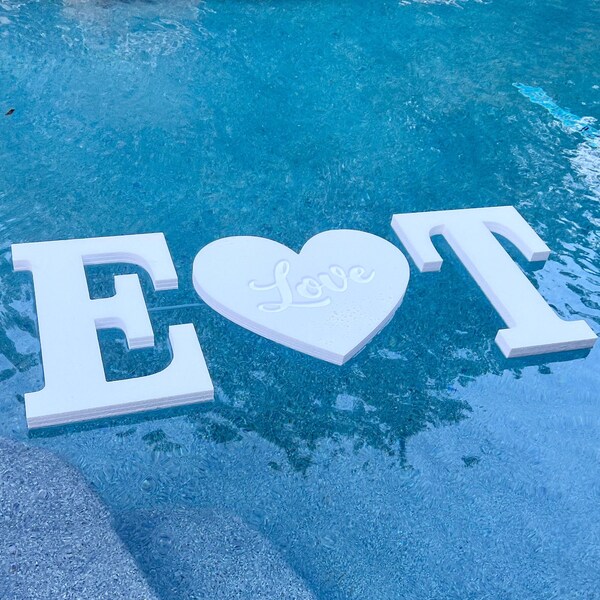 Pool Floating Letters - Etsy