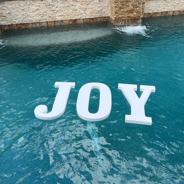 Floating Pool Letters - Etsy