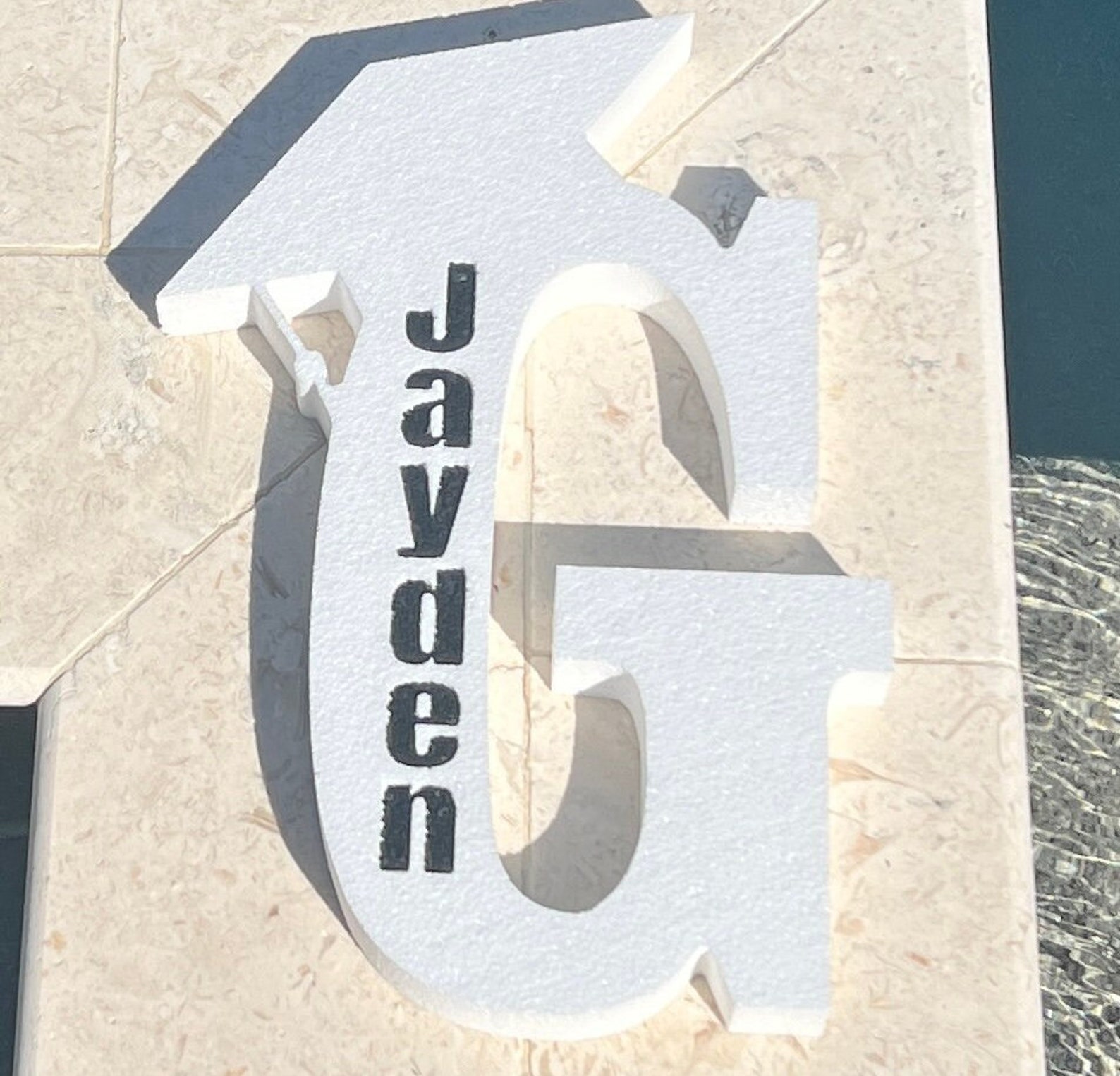 Custom Grad Foam Letters for Pool Party Decor Styrofoam Letters for ...
