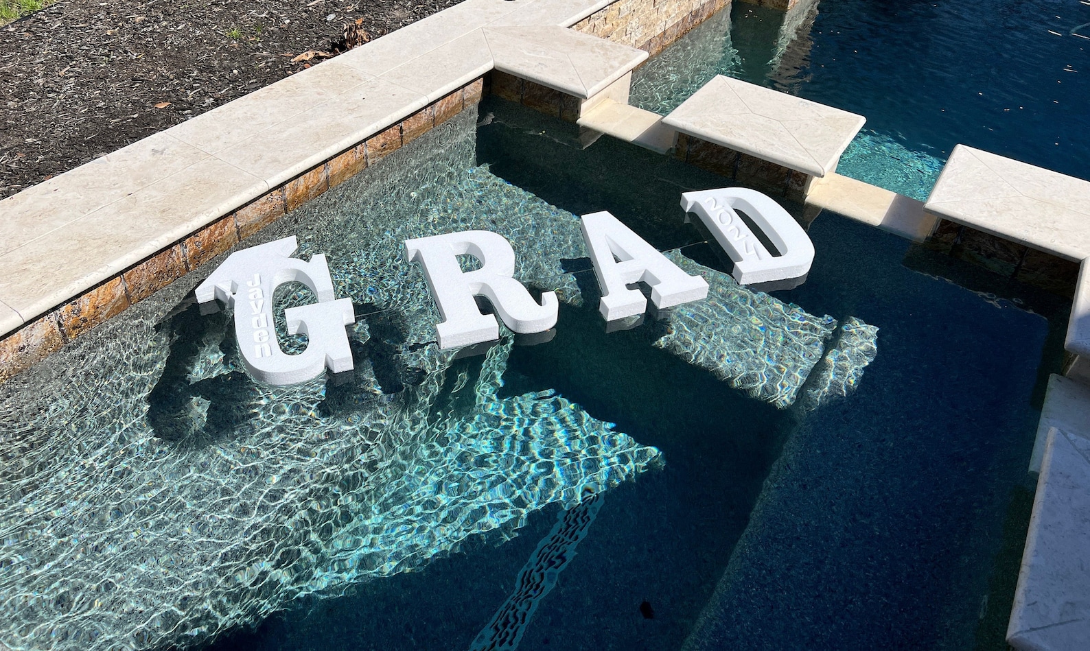 Custom Grad Foam Letters for Pool Party Decor Styrofoam Letters for ...