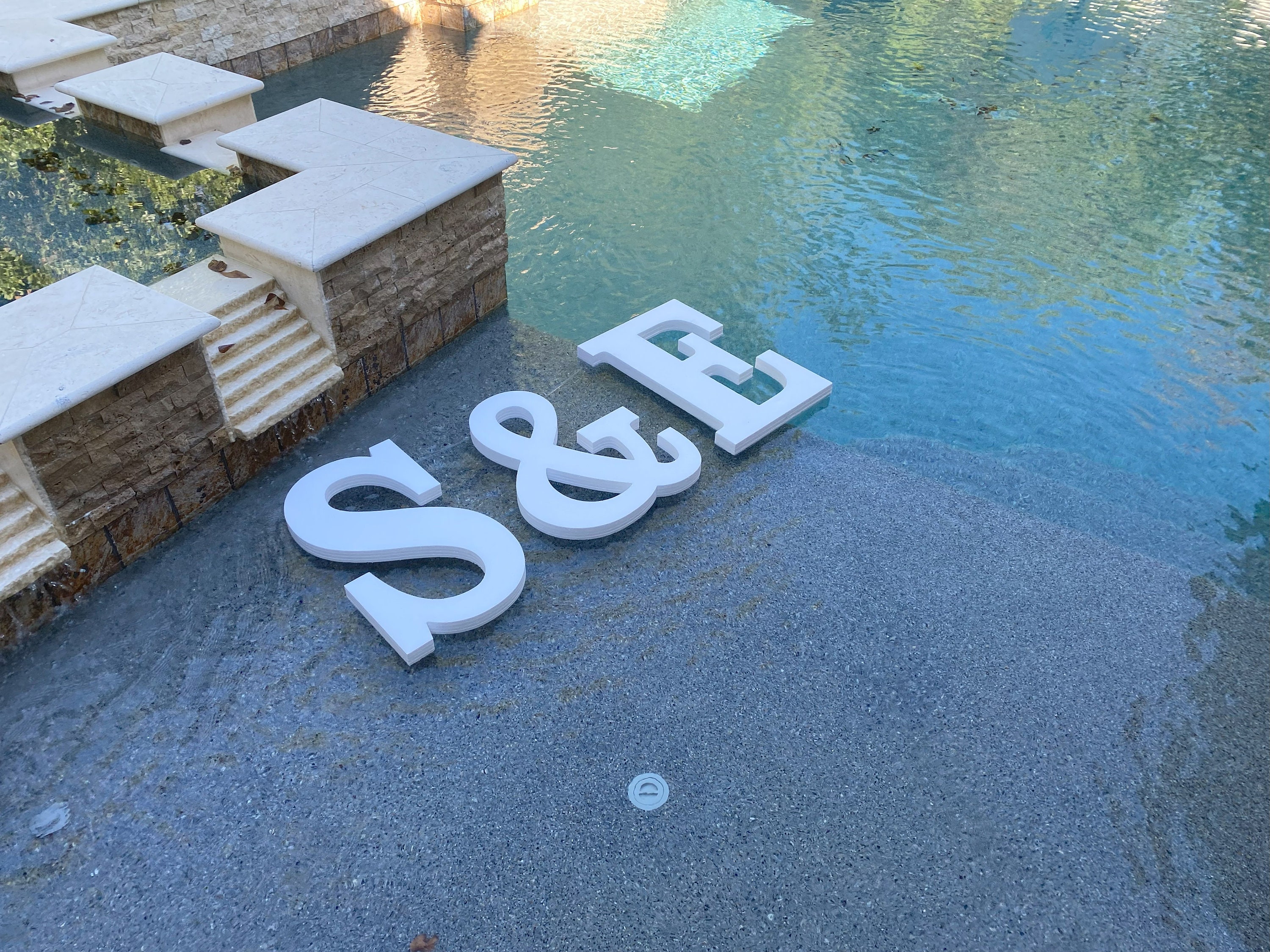 Foam Letters Glittered for Wedding Decor Styrofoam Letters Bridal Party ...