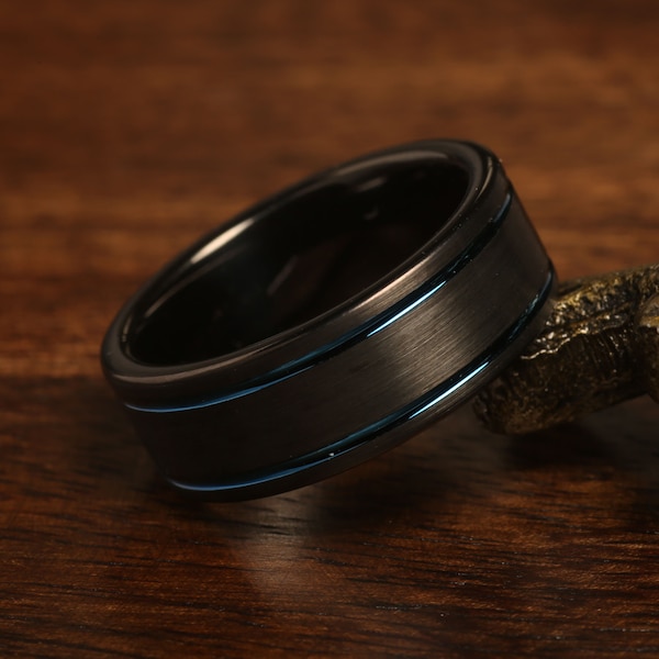 Mens Titanium Ring - Etsy