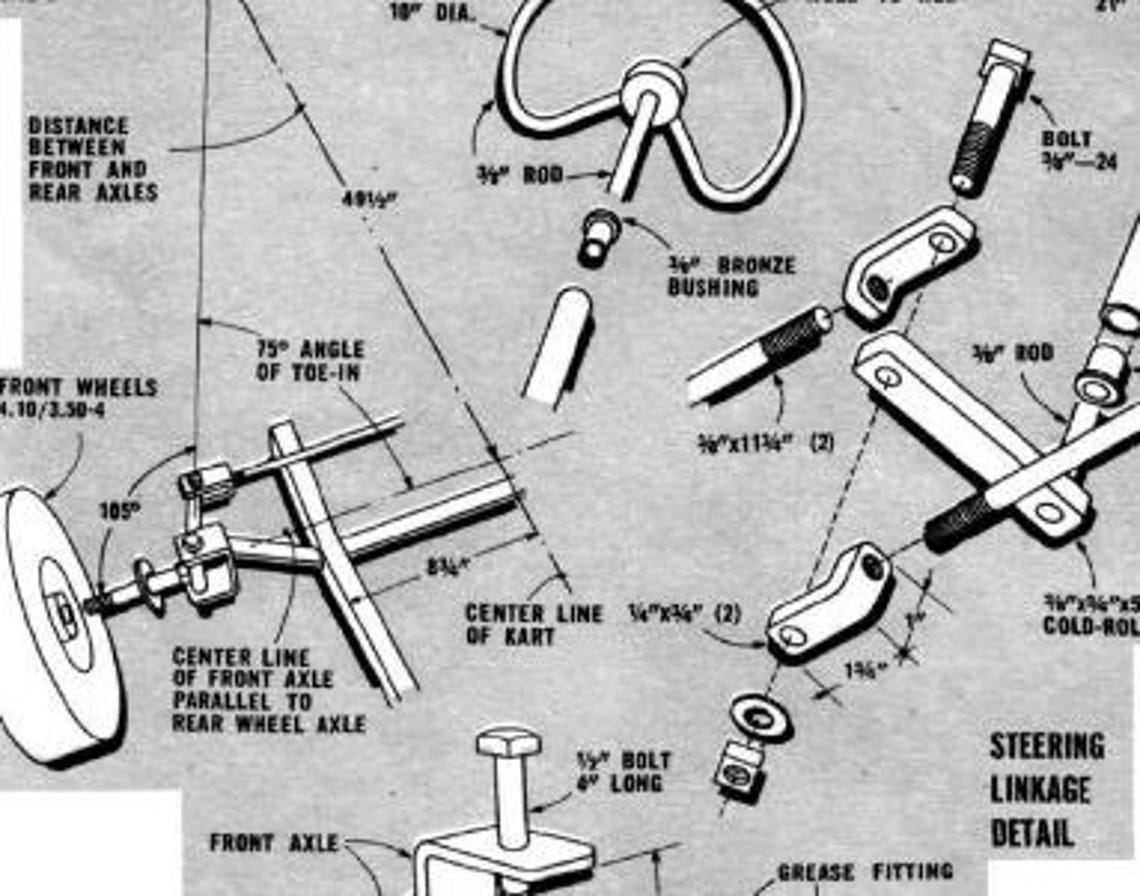 Vintage Go Kart Plans Digital Download PDF File - Etsy