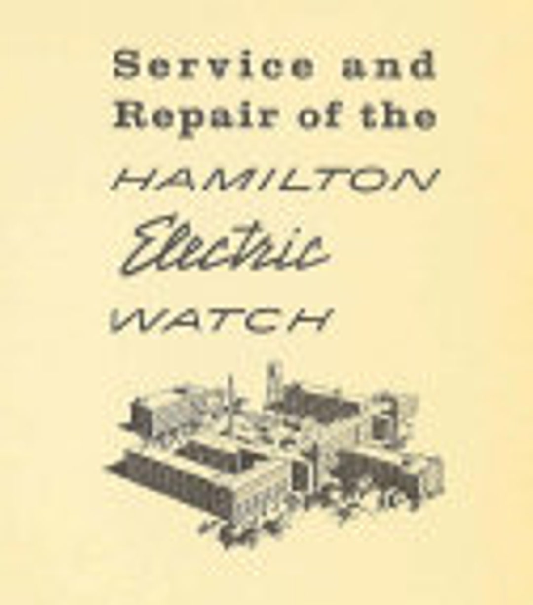 Hamilton Watch Repair PDF Digital Download - Etsy