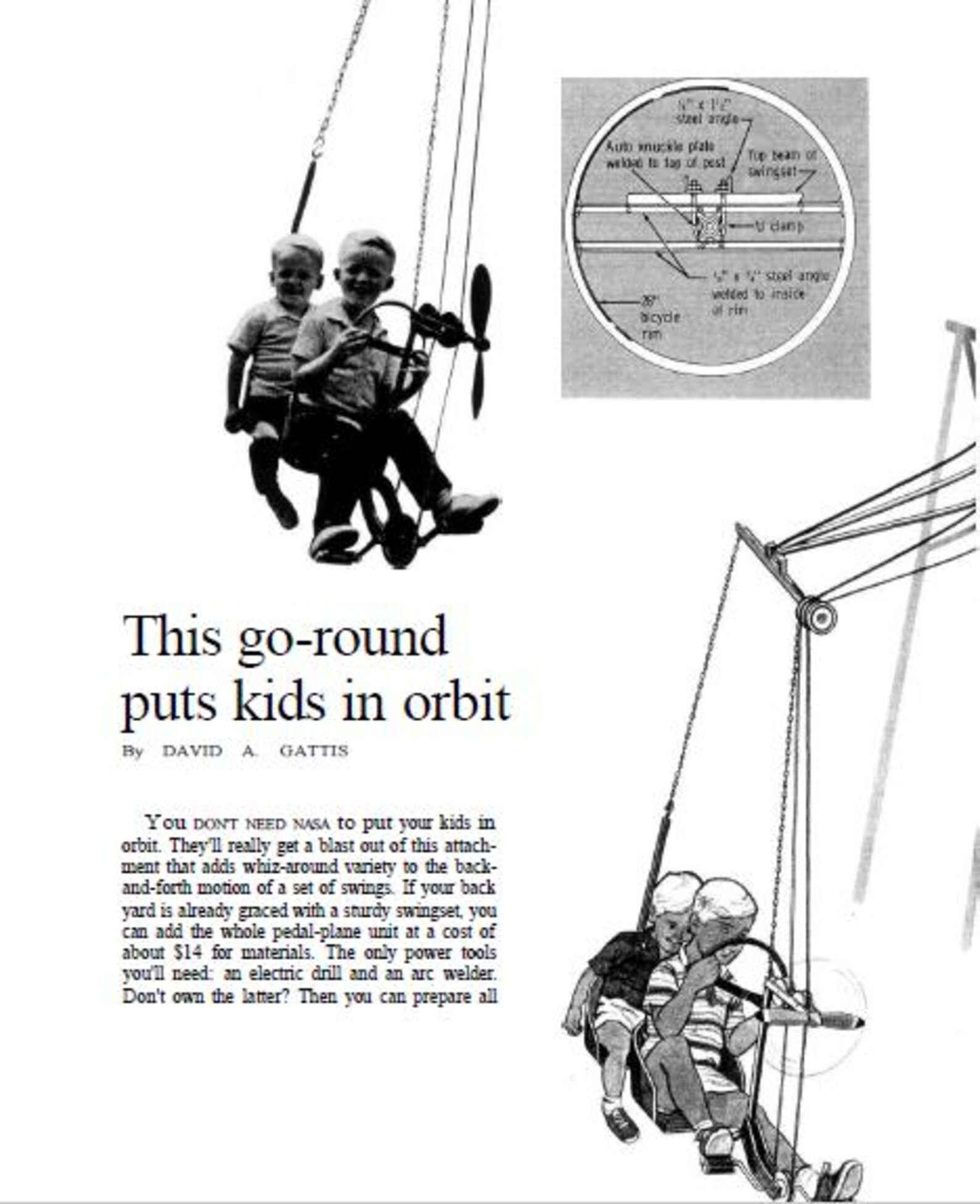 Vintage Backyard Merry Go Round Plans Digital Download - Etsy