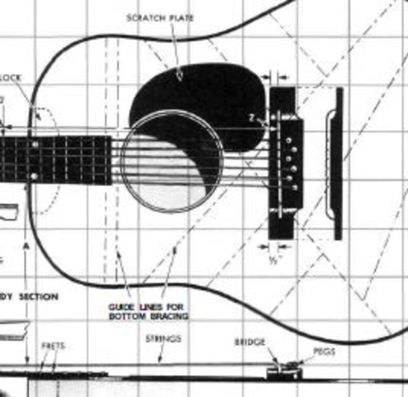 Vintage Guitar Build Plans Digital Download PDF - Etsy