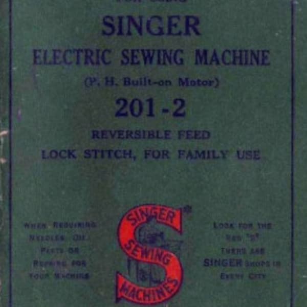 201 Singer Sewing Machine - Etsy