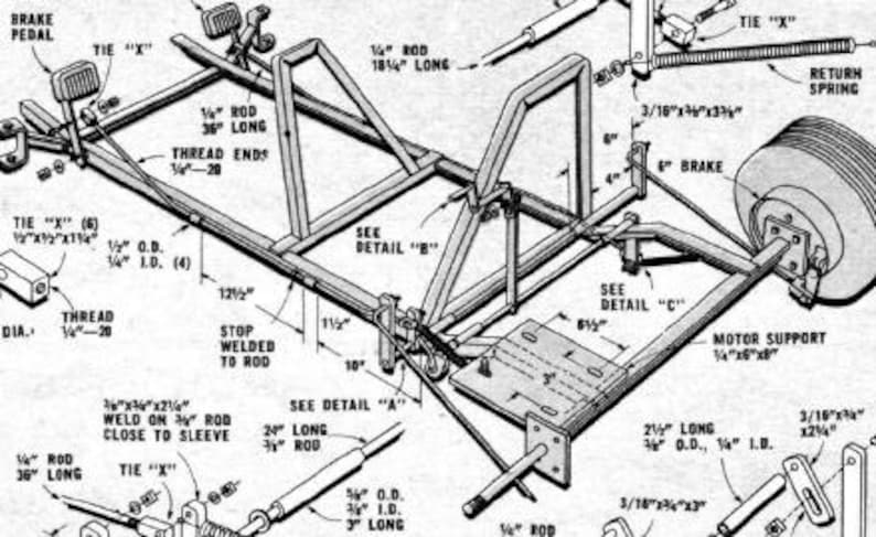 Vintage Go Kart Plans Digital Download PDF File - Etsy