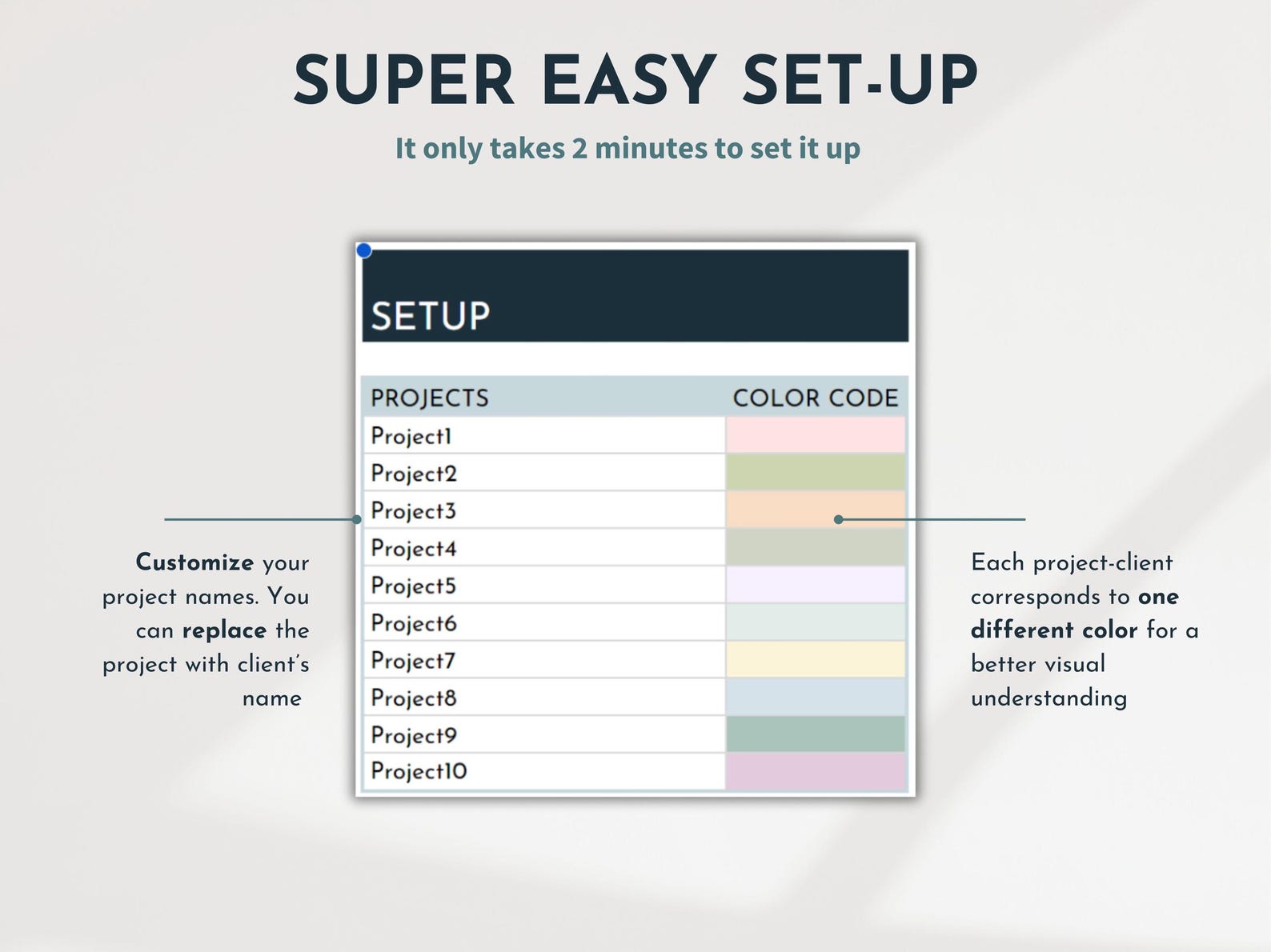 Time Tracker Spreadsheet Freelance Hour Tracking Client Time Keeping ...
