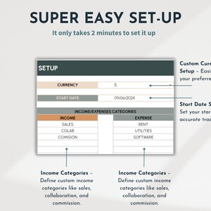 Easy Bookkeeping Small Business Bookkeeping Template Accounting Tracker ...