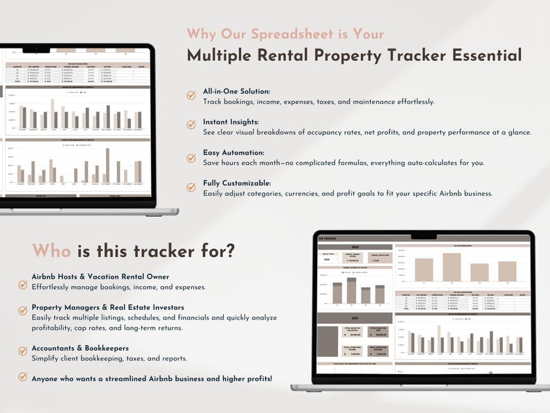 Rental Property Income and Expense Tracker Multi Unit Landlord ...