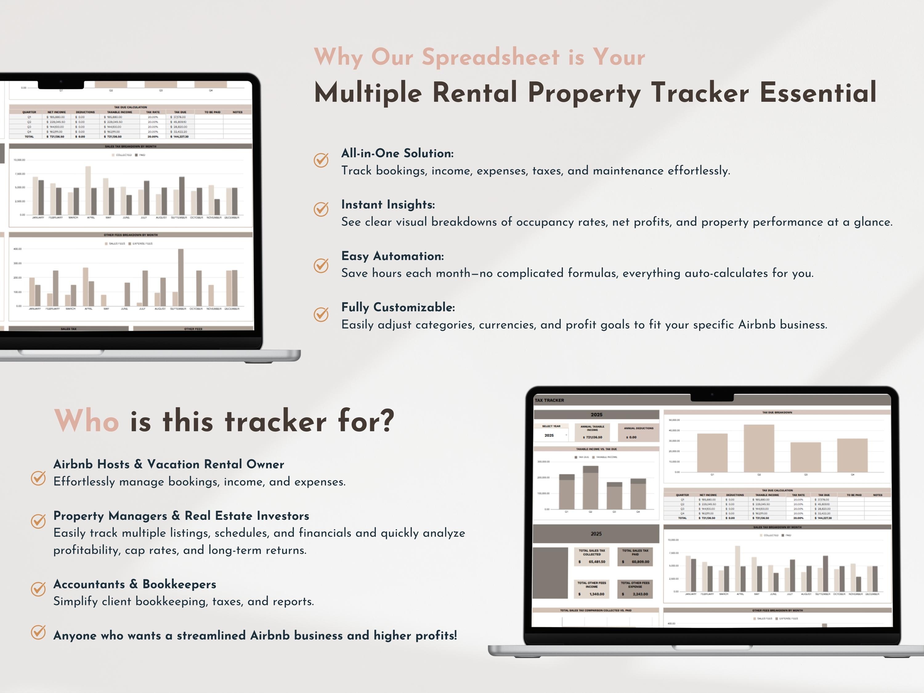 Rental Property Income and Expense Tracker Multi Unit Landlord ...