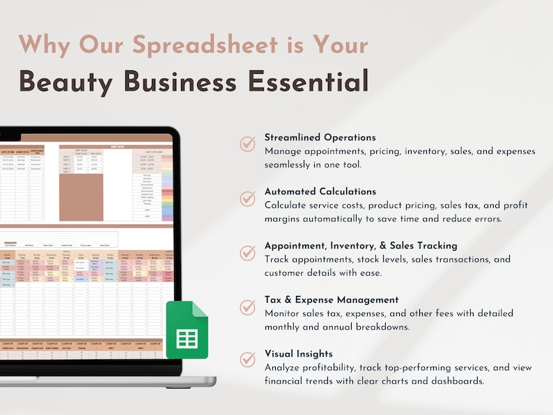 Beauty Business Bookkeeping Service Cost Calculator Hair Salon Business ...