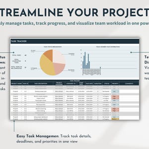 Team Task Tracker Team Management Planner to Do List Productivity ...