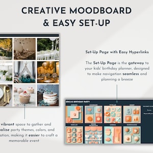 Birthday Party Planner Spreadsheet Event Planner Party Organizer ...