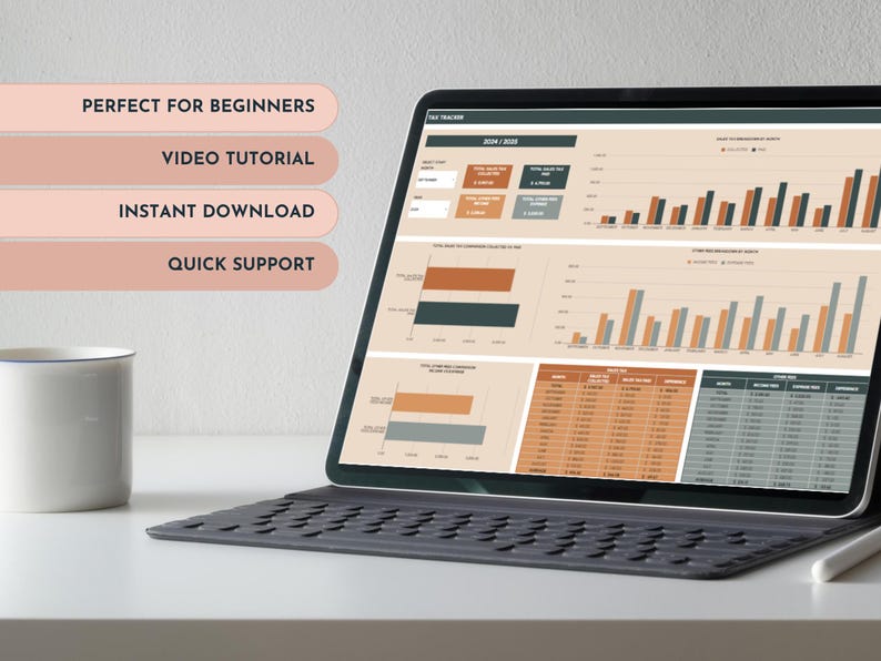 Easy Bookkeeping Small Business Bookkeeping Template Accounting Tracker ...