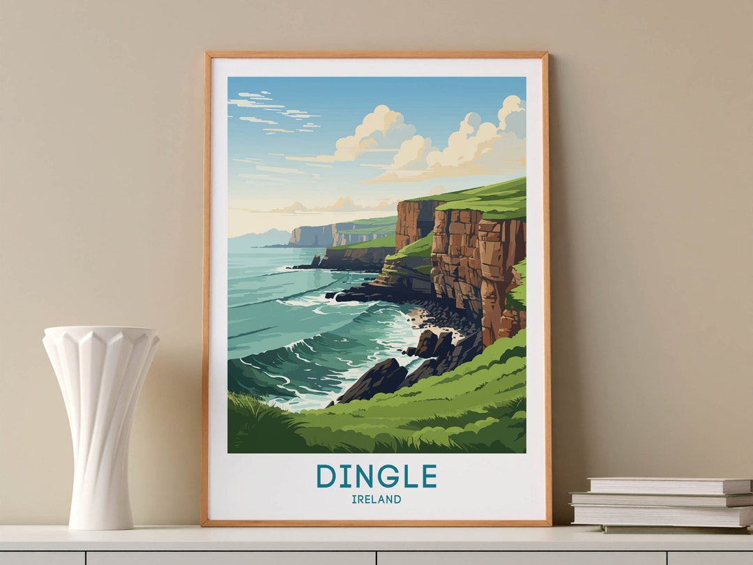 Dingle Peninsula Print Dingle Peninsula Home Decor Landscape Art Print ...