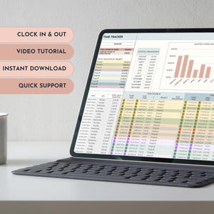 Freelance Time Tracking Sheet Client Hour Log Weekly Work Tracker ...
