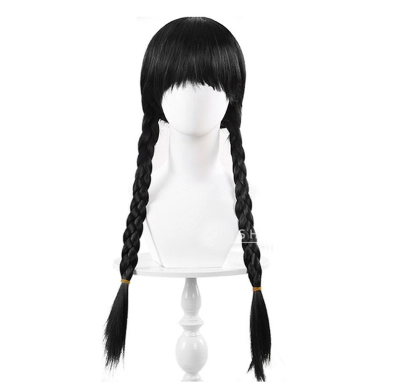 Wednesday Addams Halloween Dress Gothic Black Costume For Girls And Women Etsy