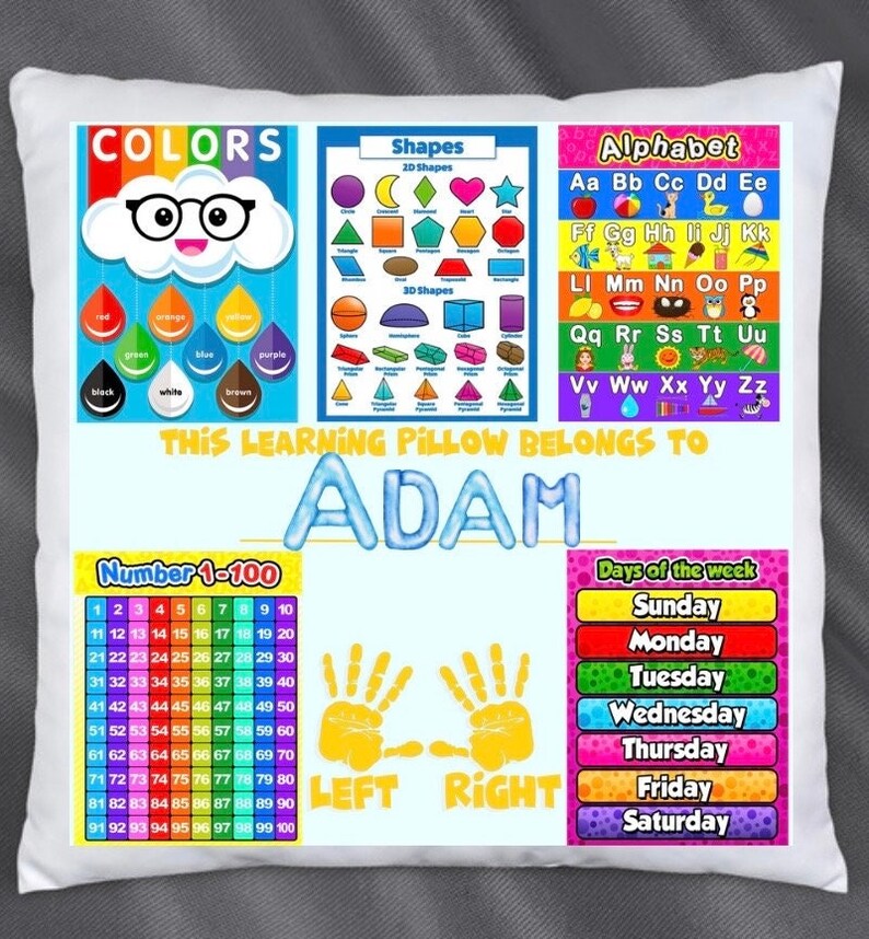 Learning Pillow K-5th Grade - Etsy