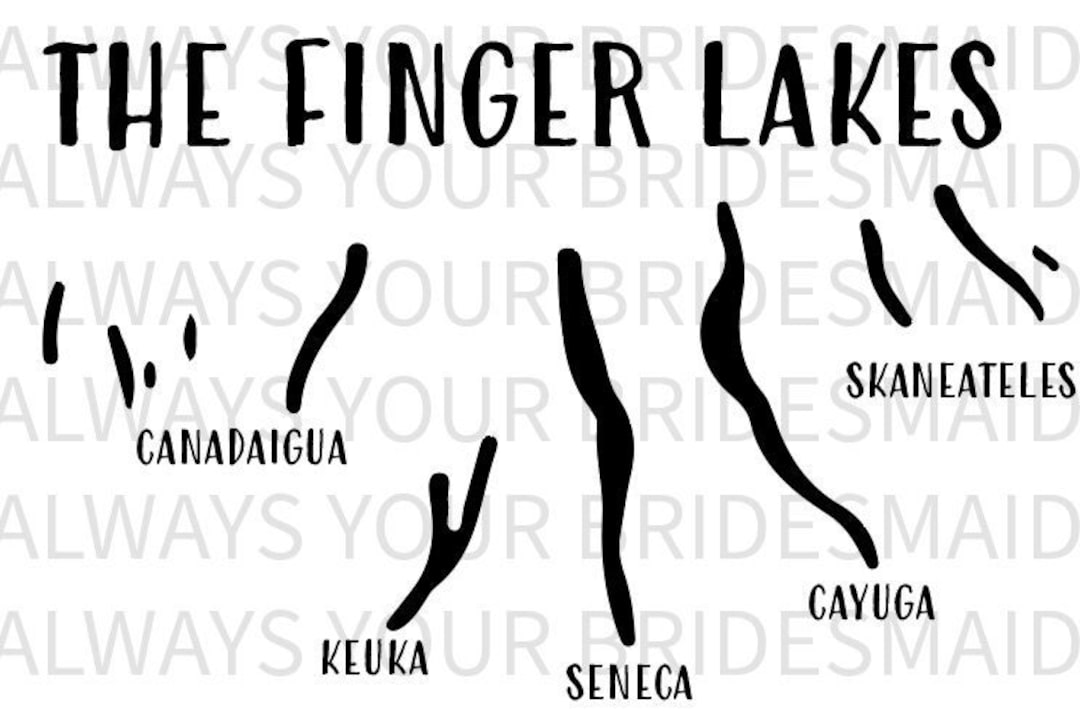 FINGER LAKES SVG - Etsy