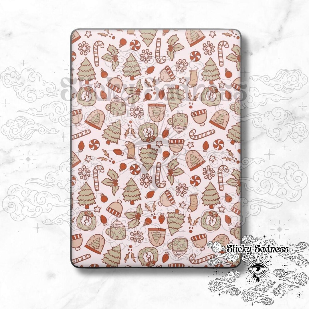 Christmas Aesthetic Cute Ereader Tablet Insert for Kindle Kobo iPad ...