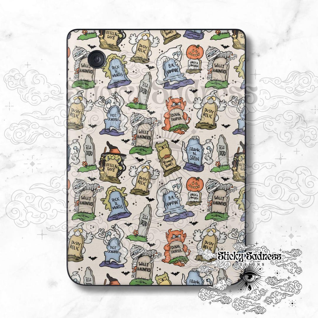 Halloween Tombstone Kobo Insert for Kobo Clara Libra Ereader, Kobo ...