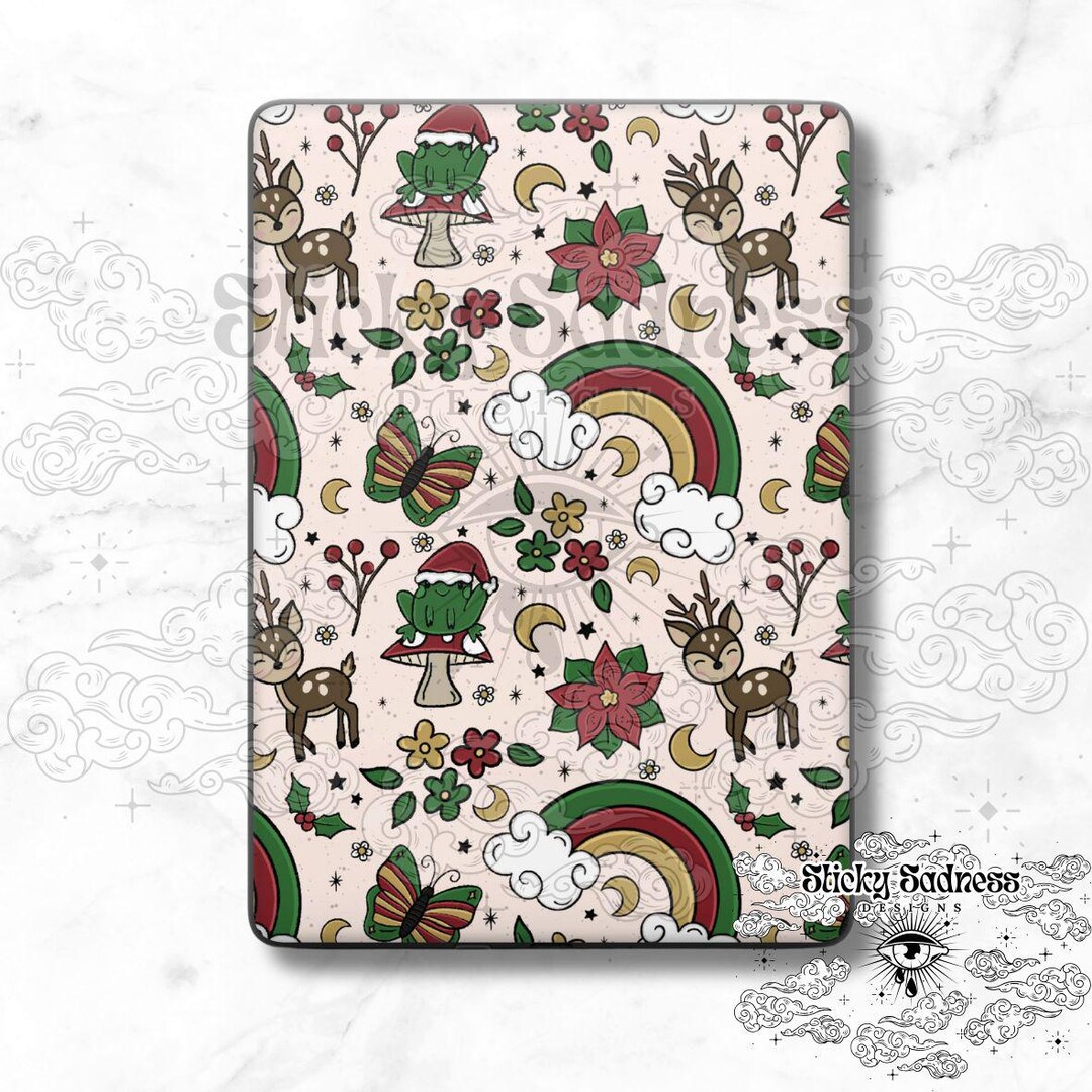 Cottagecore Christmas Ereader Tablet Insert for Kindle Kobo iPad Boox ...