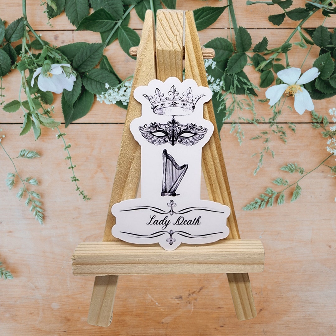 Nesta Sticker, Lady Death Sticker, ACOTAR Sticker, Gift for Booklover ...