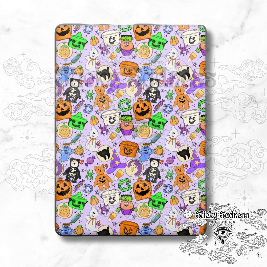 90s Halloween Ereader Tablet Insert for Kindle Kobo iPad Boox Fire ...