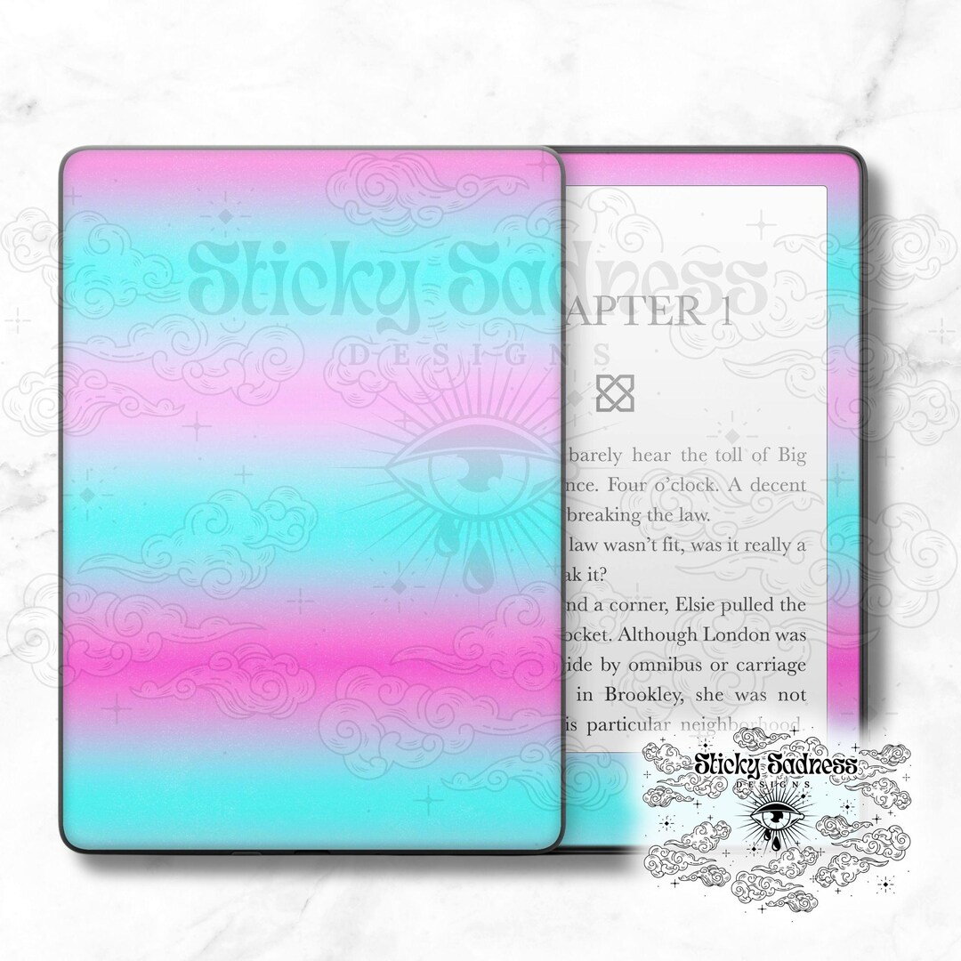 Mermaid Reef Stripe Summer Cute Decal Sticker Skin, Cute Vinyl Wrap for ...