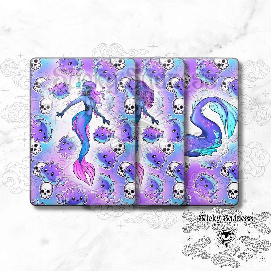 Lavender Siren Character Ereader Tablet Insert for Kindle Kobo iPad ...