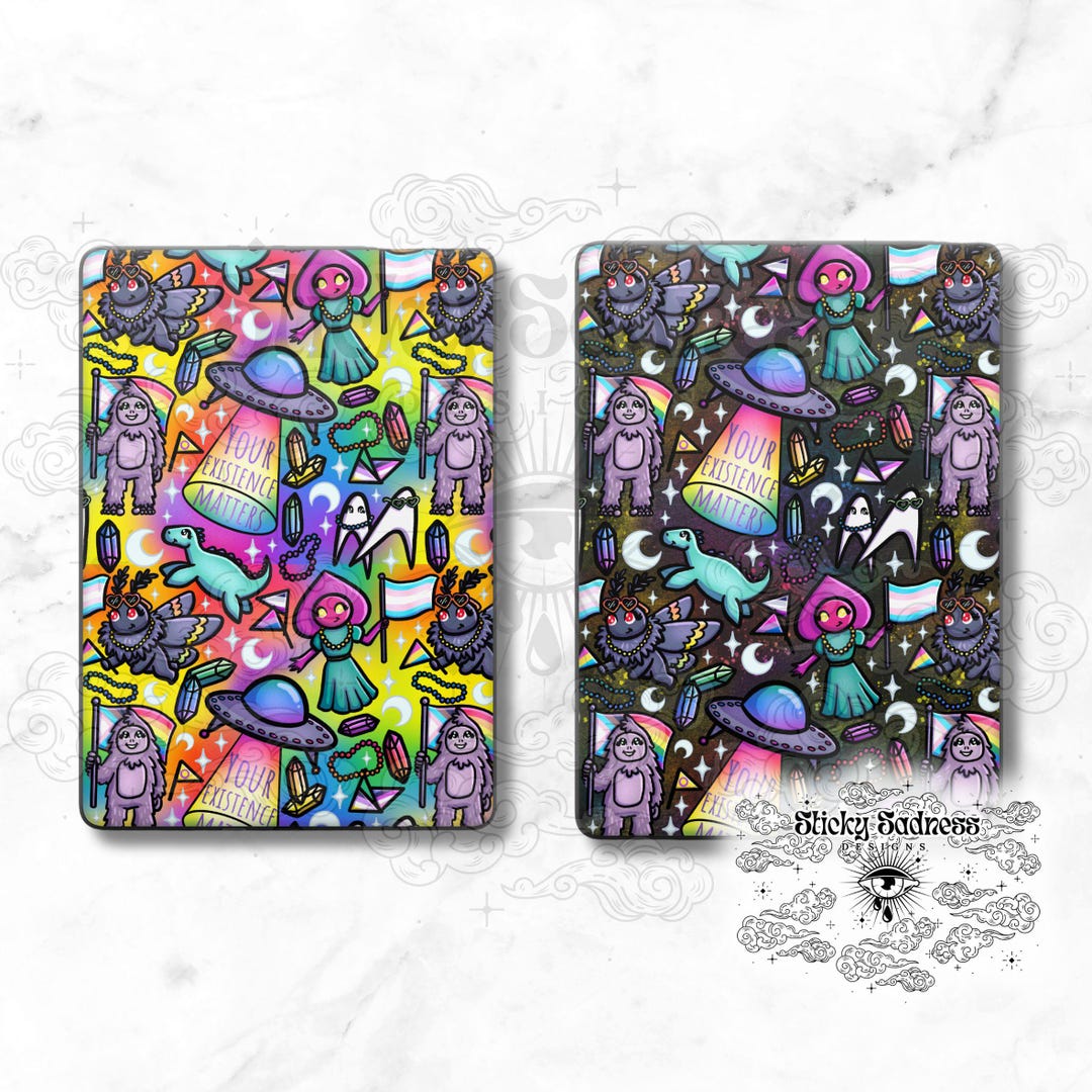 Pride Cryptids Ereader Tablet Insert for Kindle Kobo iPad Boox Fire ...
