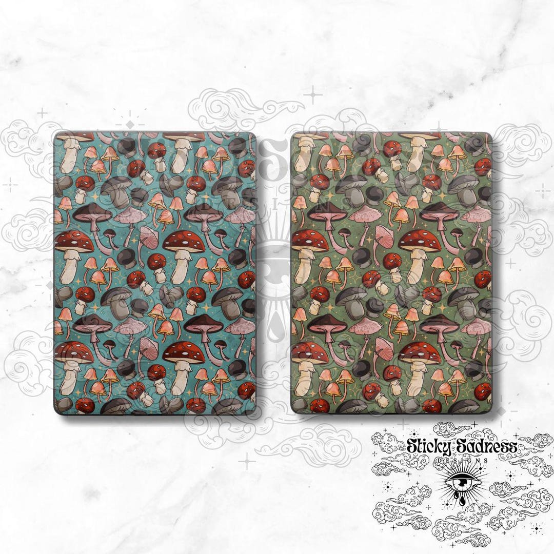Rustic Mushroom Ereader Tablet Insert for Kindle Kobo iPad Boox Fire ...
