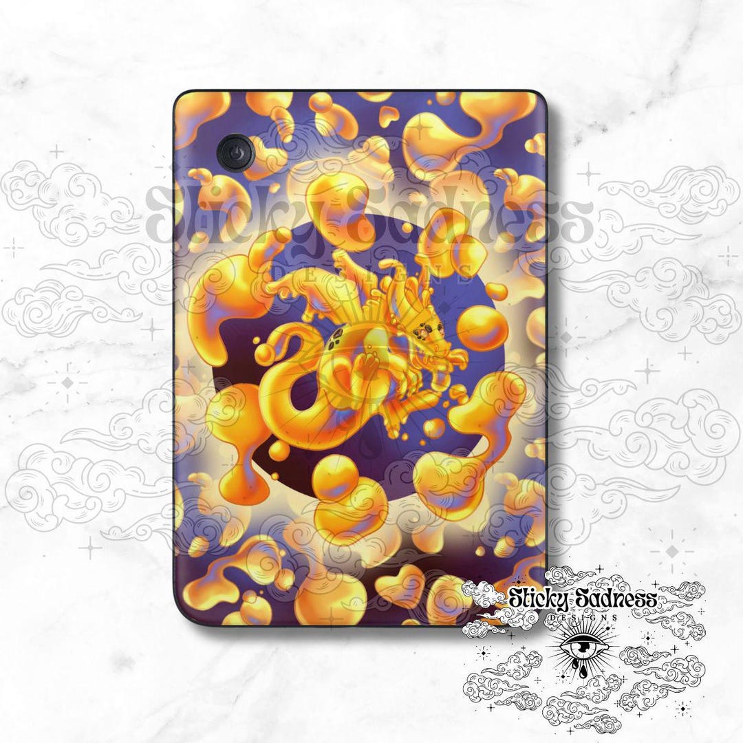 Orange Molten Lava Dragon Drop Bundle Kobo Insert for Kobo Clara Libra ...