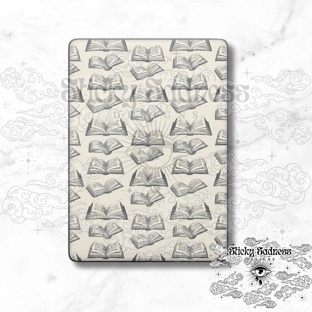 An Open Book Ereader Tablet Insert for Kindle Kobo iPad Boox Fire ...